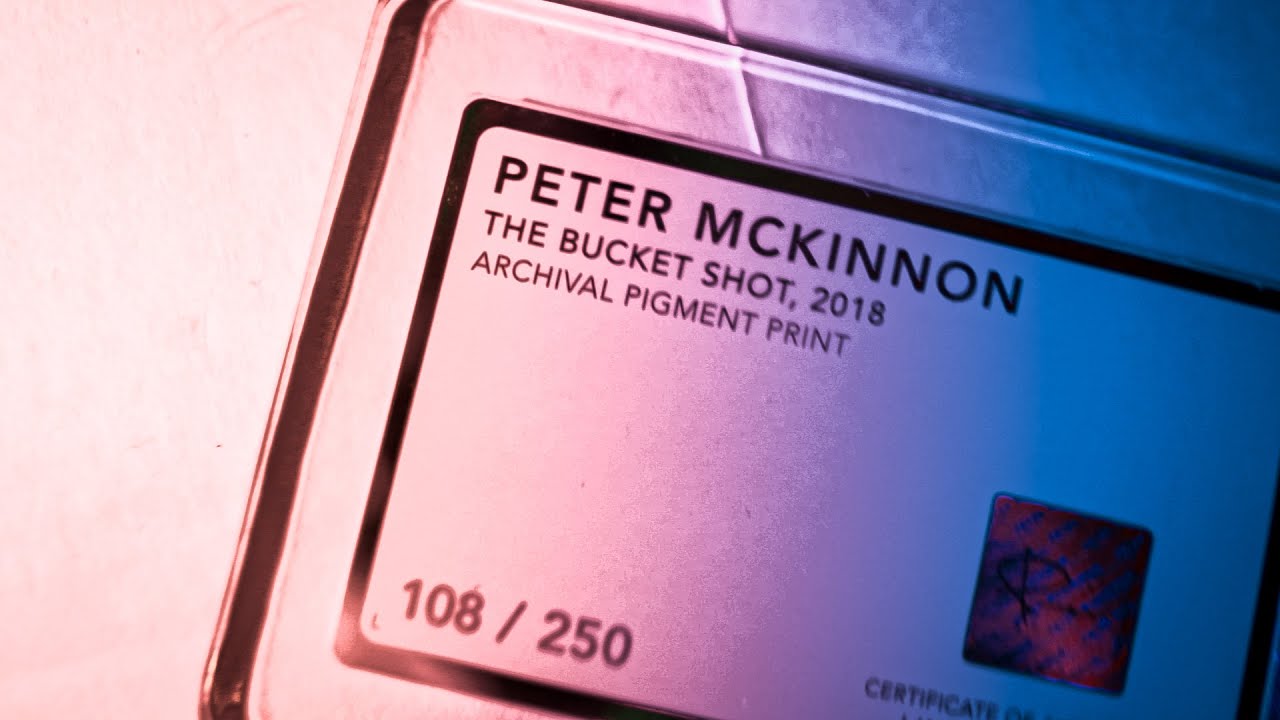 I BOUGHT PETER MCKINNON'S BUCKET SHOT PRINT!!!!!!!!!!!!! - YouTube