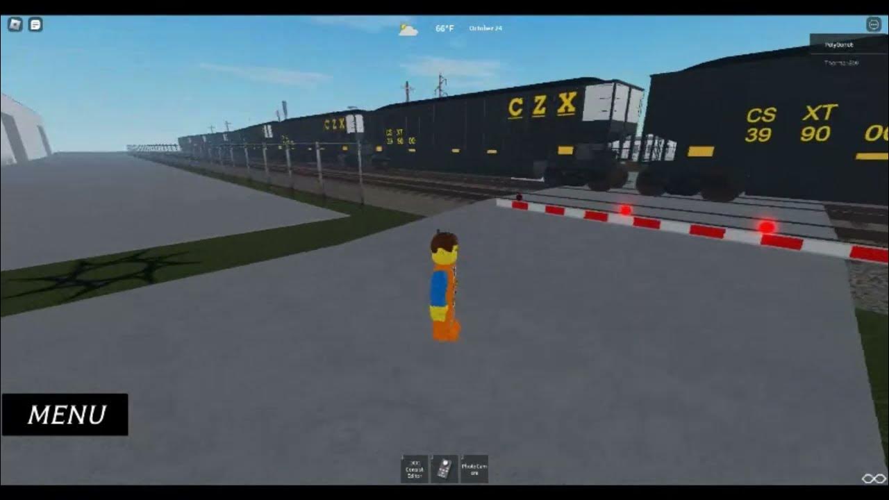 roblox trains baseplate: csx coal and hopper train - YouTube