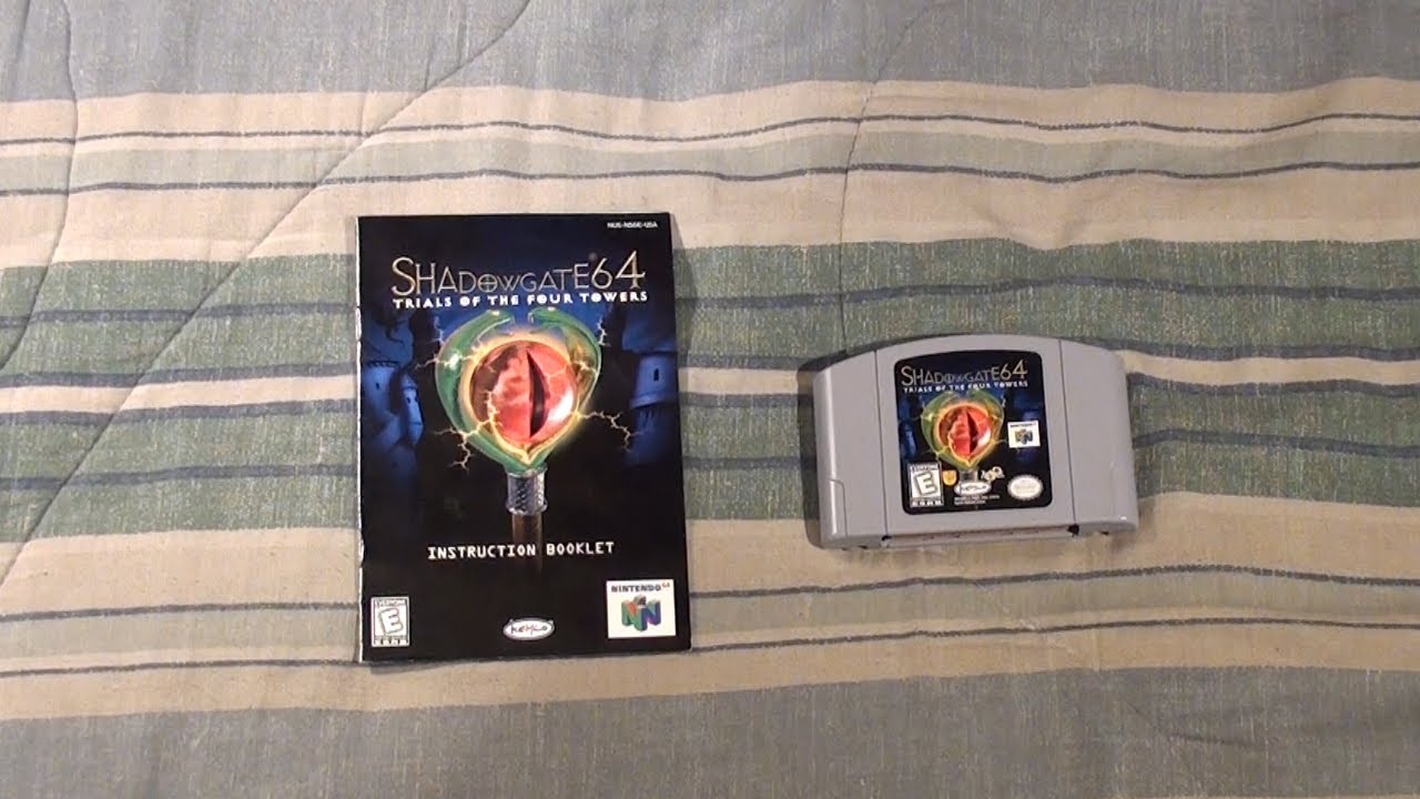 Shadowgate 64 - Cartridge Authentication & Manual - YouTube