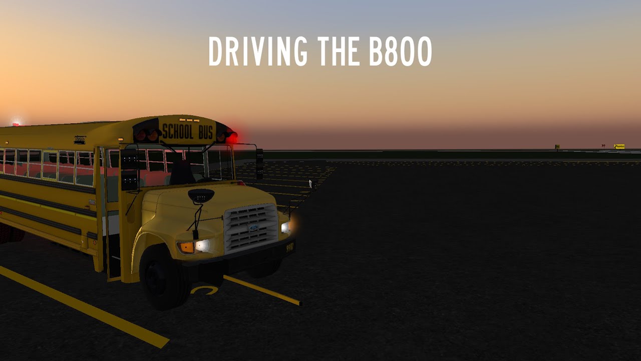 Rigs of Rods | Driving a 1998 Thomas B800 (5-17-2021) - YouTube