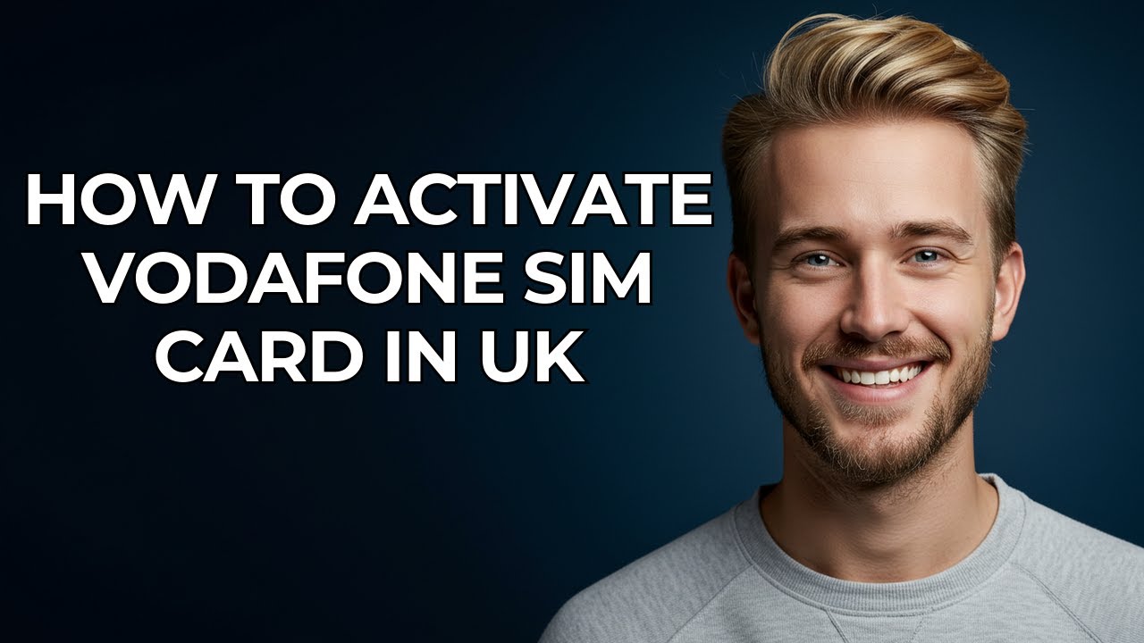 How To Activate Vodafone Sim Card In Uk - NEW! Step by Step - YouTube