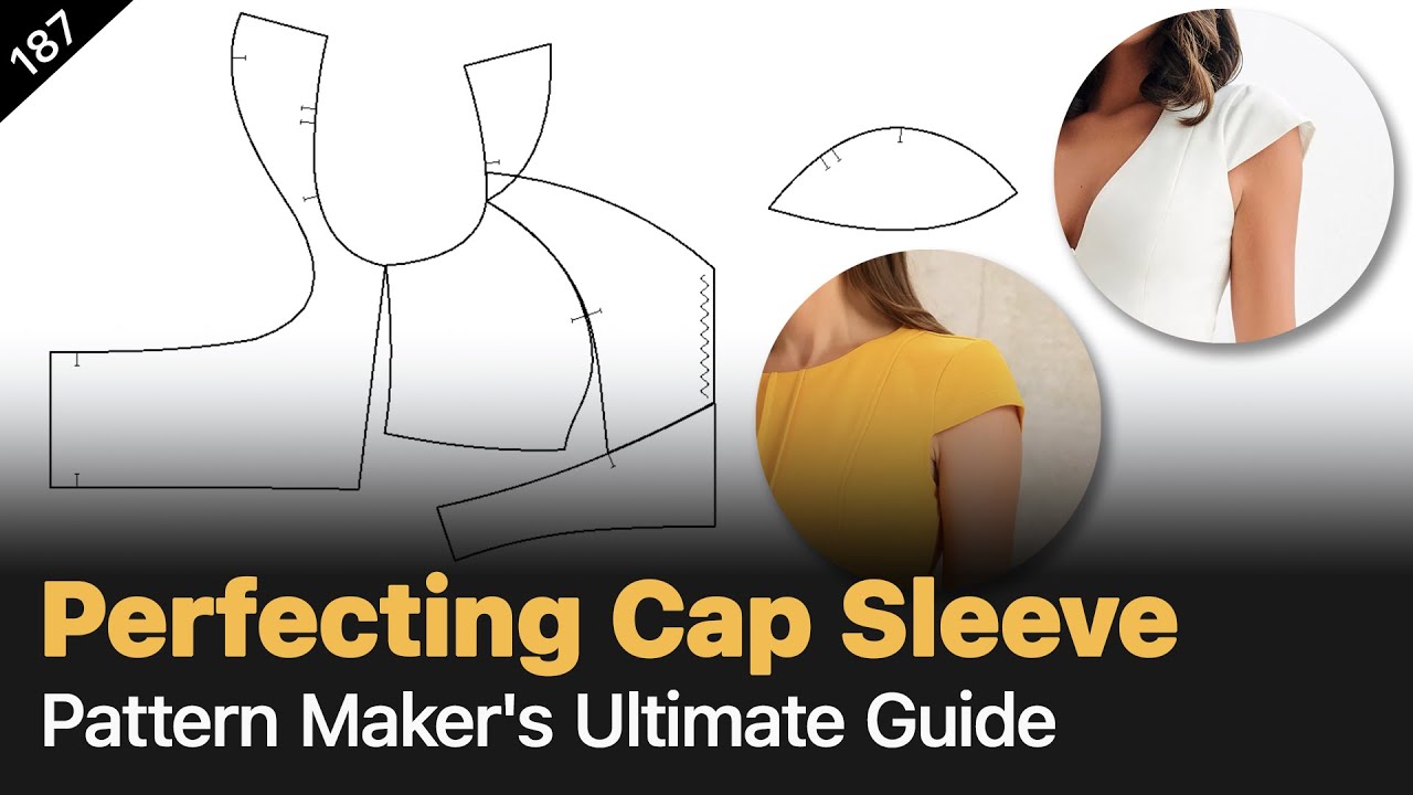 How to Measure & Draft a Cap Sleeve for Your Designs [Pattern Making ...