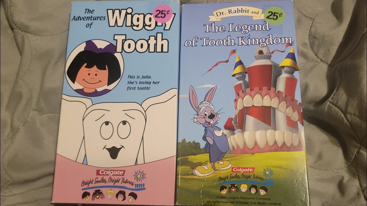1991 Colgate Wiggly Tooth / 2004 Colgate Legend of the Tooth Kingdom ...