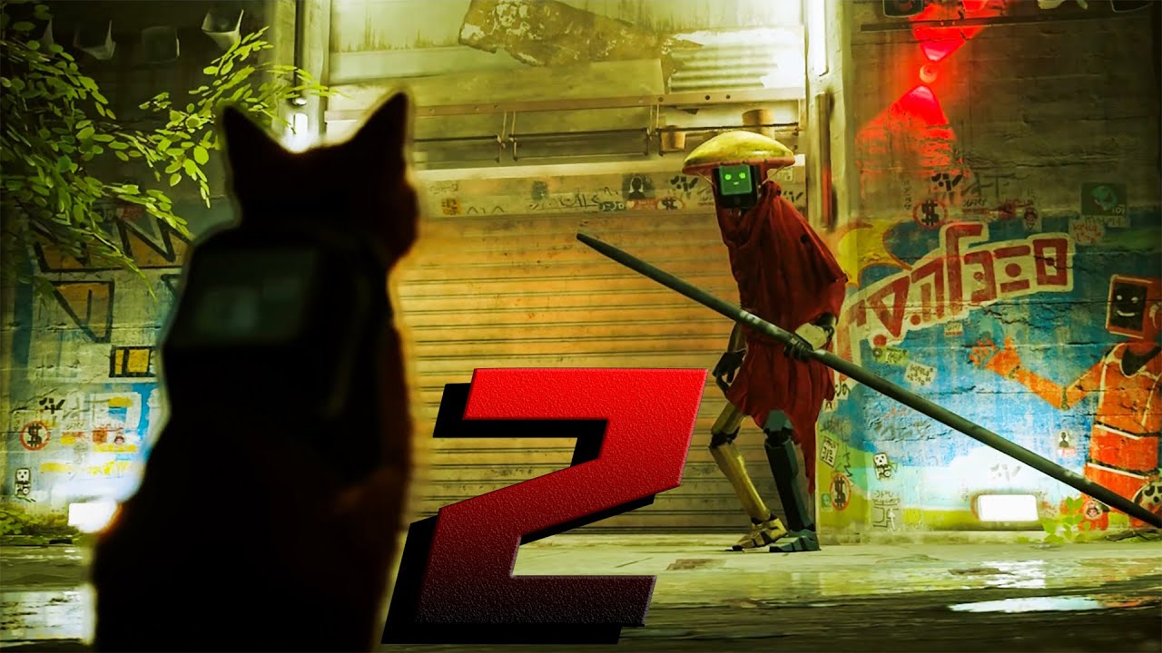 Meeting B-12 Robot Companion & Getting Up To Momo In The Slums - Stray ...