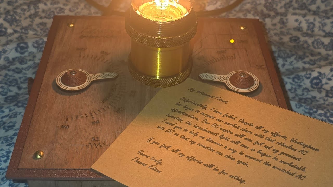Edison's Lamp Puzzle by Andrew Bishop - YouTube