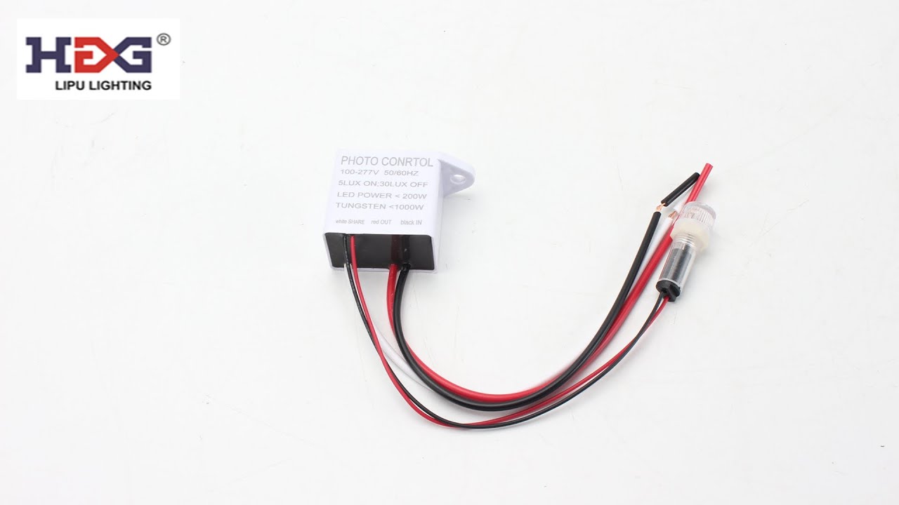 LIPU PC001 PHOTOCELL SENSOR LIGHT CONTROLLER - YouTube