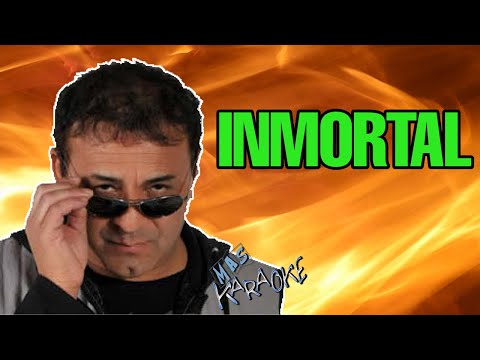 INMORTAL de El Toro Quevedo 🎤 Karaoke Instrumental con letra (Cuarteto Romántico)