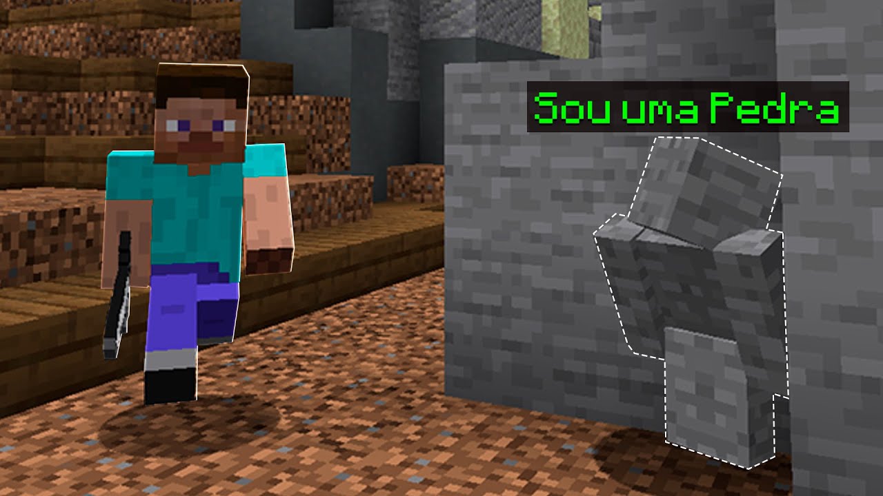 99% das PESSOAS NÃO ENXERGAM este DISFARCE no minecraft -(ESCONDE ...