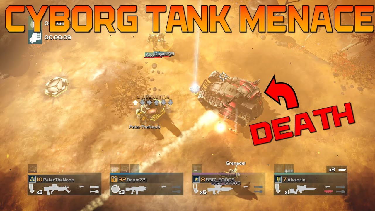 CYBORG TANKS WERE BUILT DIFFERENTLY IN HELLDIVERS 1 - YouTube