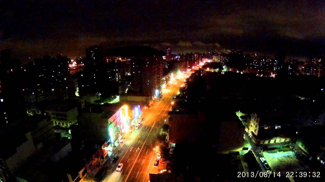 Novatek NT96650 + Aptina AR0330 sensors in night view - YouTube