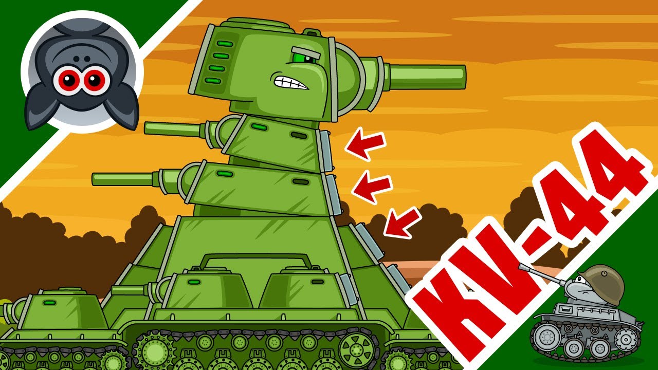 KV-44 Defence Mode. Steel Monster vs Super Mutants. Cartoons About ...