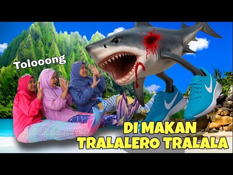 GAWAT !!! 3 PUTRI DUYUNG DI MAKAN TRALALERO TRALALA | CHIKAKU FAMILY