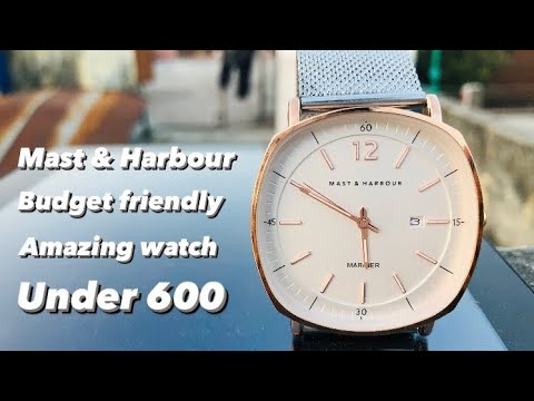 Budget friendly Mast & Harbour analogue watch Unboxing & Review ...