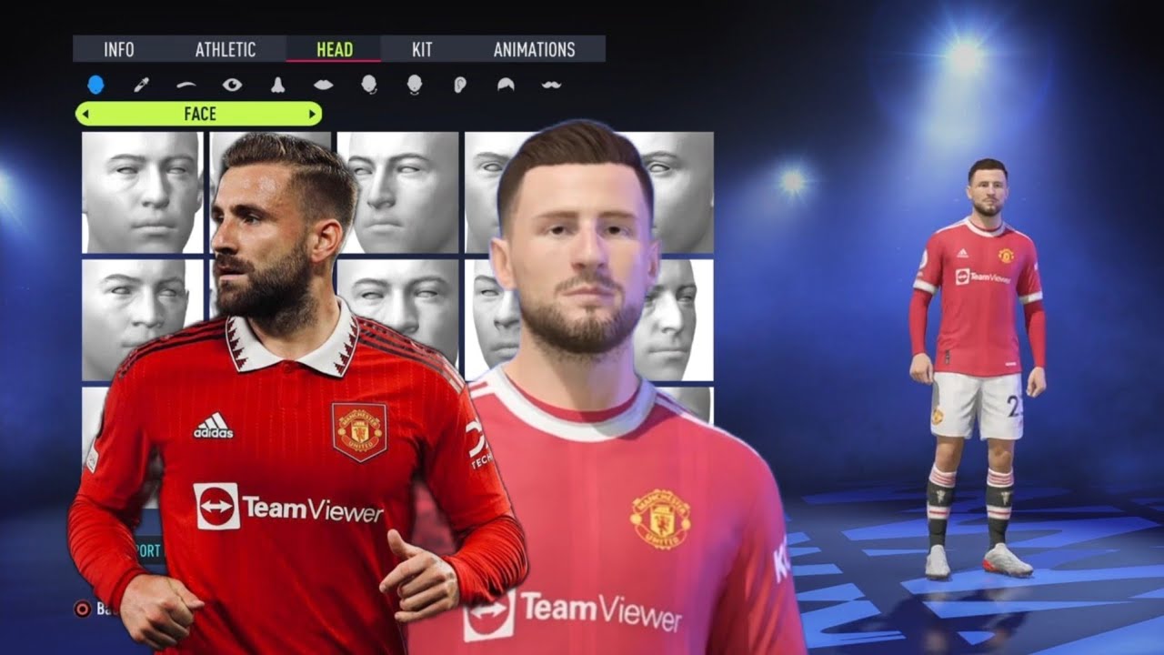 FIFA 23 | How To Create Luke Shaw 🏴󠁧󠁢󠁥󠁮󠁧󠁿 - YouTube