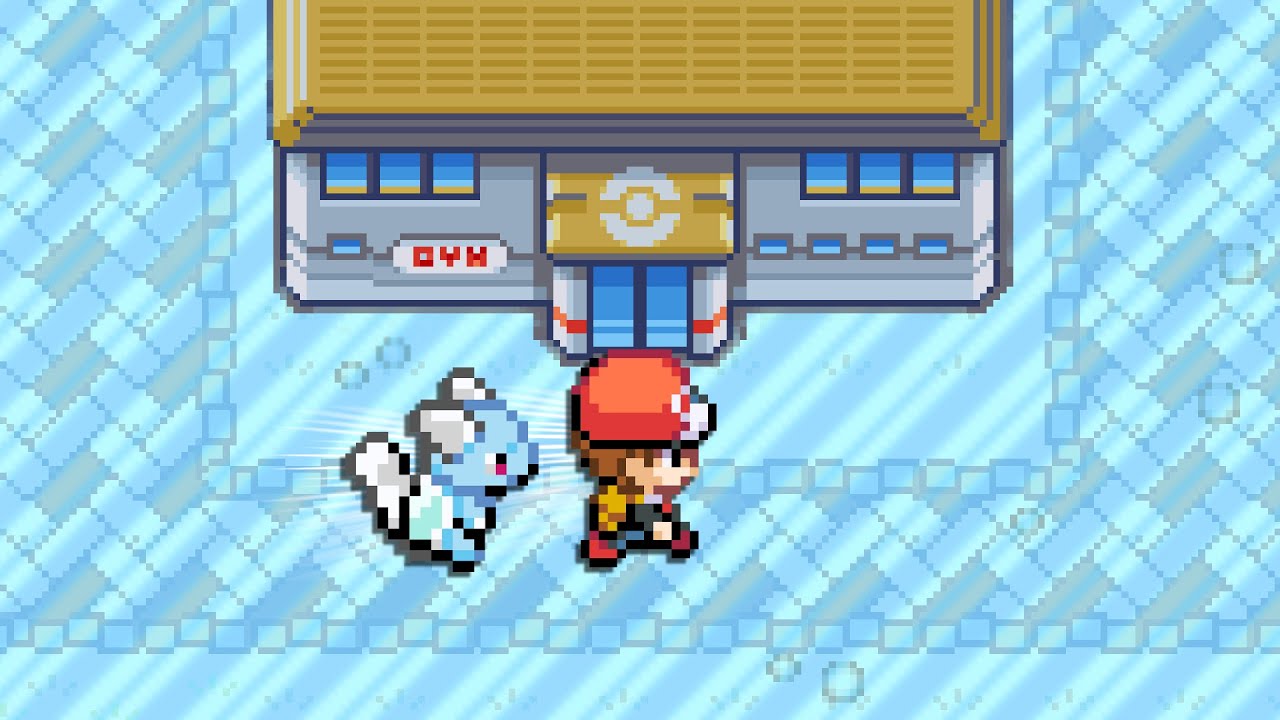 Pokemon FireRed, but the Map is Frozen! - YouTube