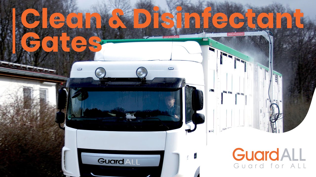 Guardall Clean & Disinfectant Gate - YouTube