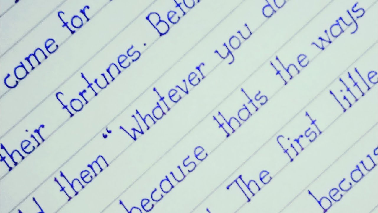 Practice handwriting one page || Write ️ and improve one page writing ...