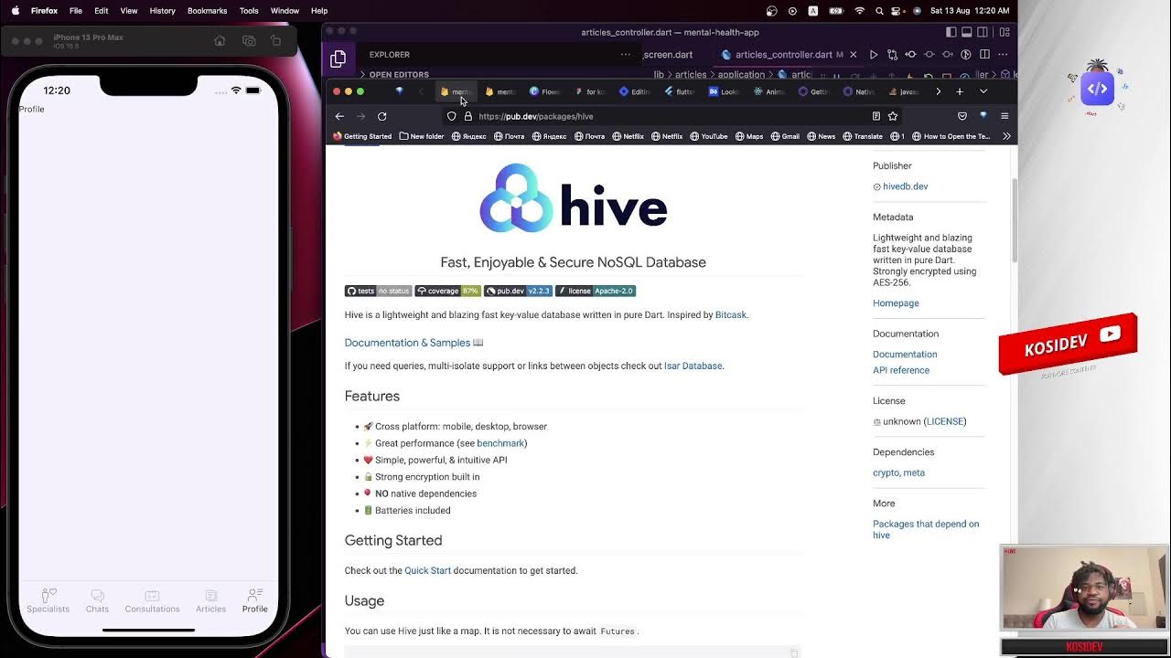 Reply Comments & Load More | flutter tutorial | Mental Health Care App ...