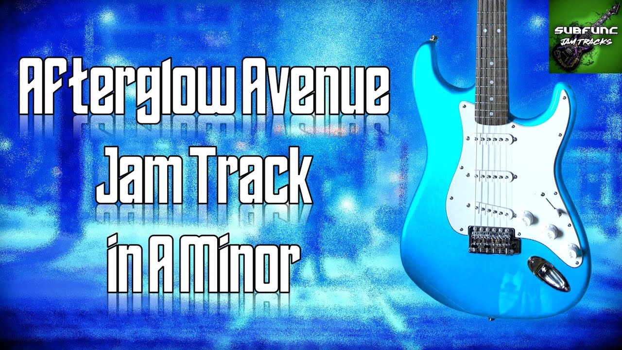 Afterglow Avenue Jam Track in A Minor 🎸 Guitar Backing Track - YouTube