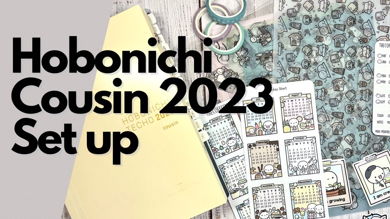 PLANNING LIFE WITH ME | Set Up My 2023 Hobonichi Cousin - YouTube