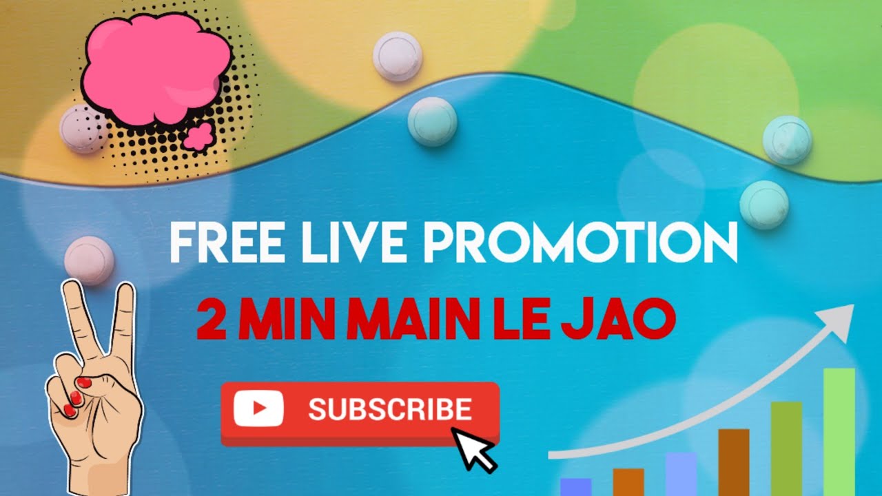 Free Live Promotion Watch 2 Min And get 200 Subscribe🔥 | Live Promotion ...