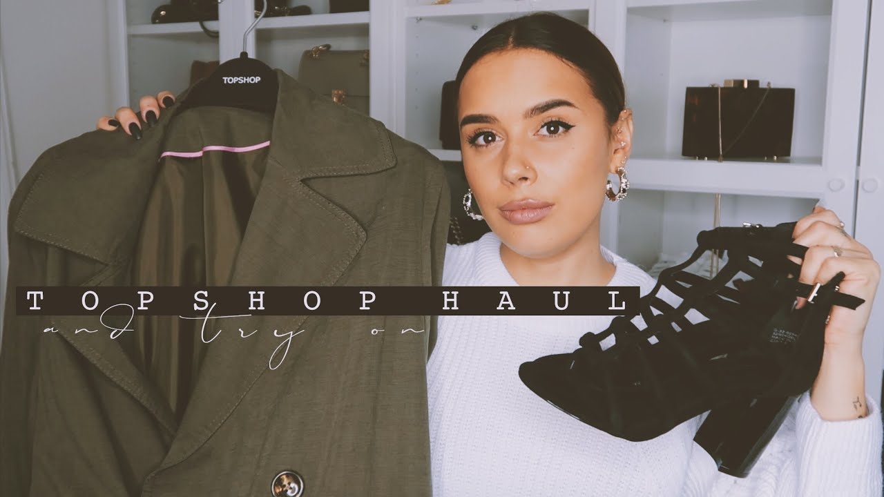 TOPSHOP UNBOXING HAUL + TRY ON | Hello October - YouTube