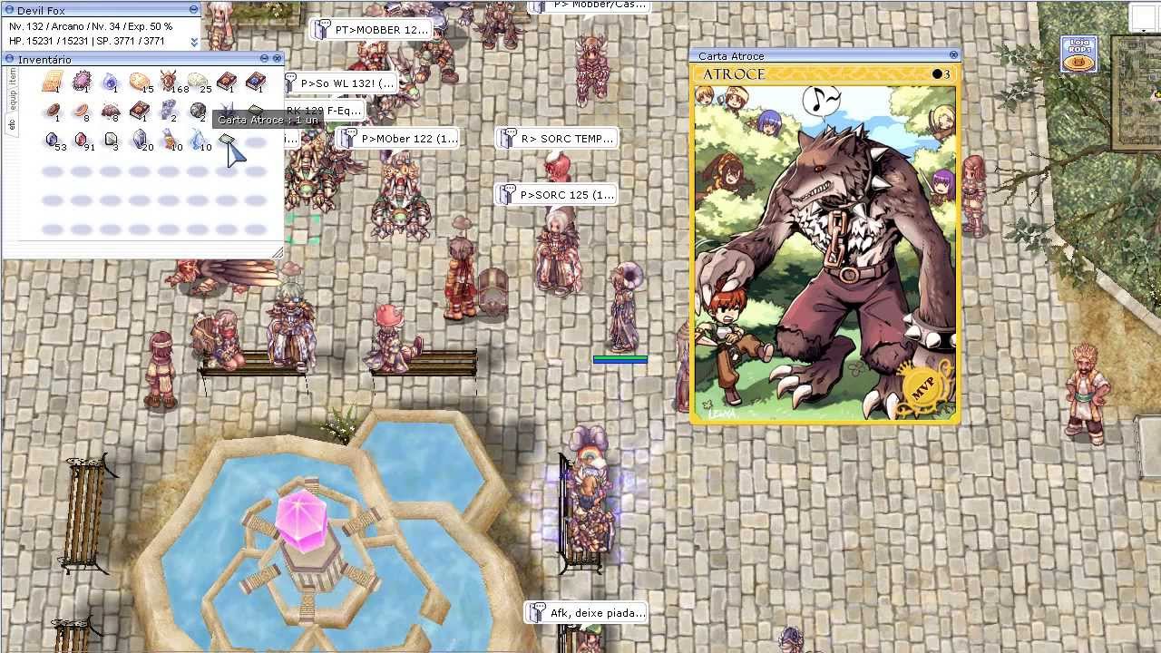 Ragnarok Online | Asgard | Dropei a carta Atroce!! - YouTube