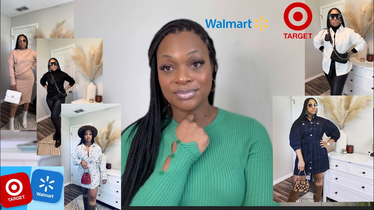 WALMART TRY-ON HAUL || WALMART X TARGET || FALL FASHION || - YouTube