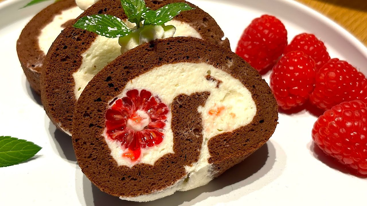 A Showstopping Chocolate Raspberry Roll You Can Master at Home - YouTube