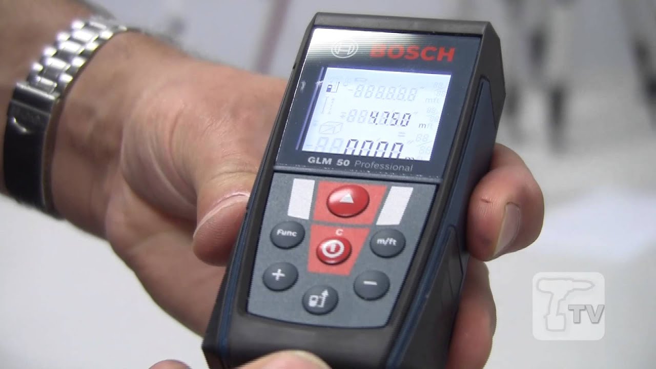 Bosch GLM50 Laser Ranger Finder - YouTube
