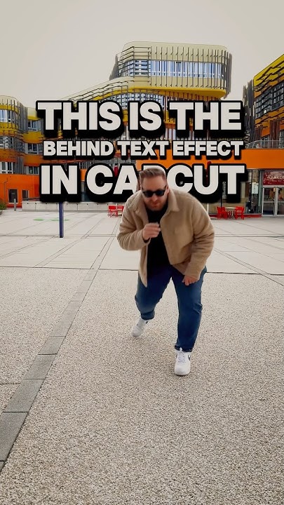 how to place a text behind objects - YouTube