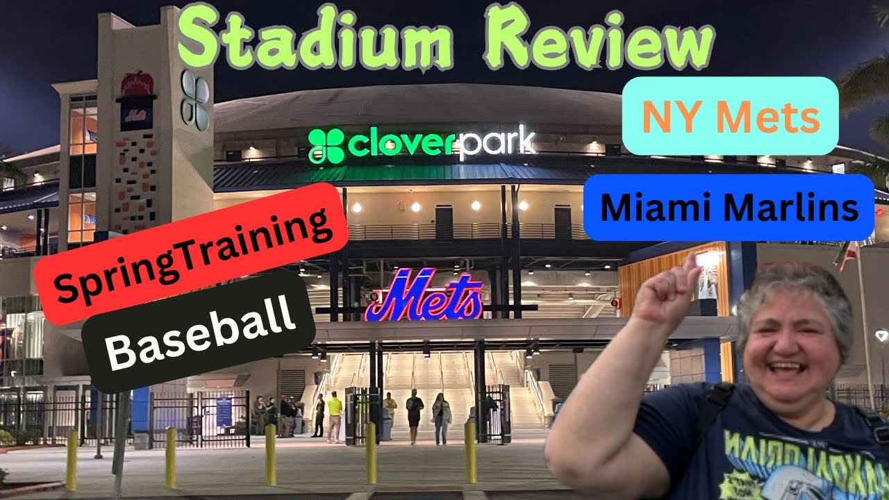 Clover Park Spring Training Baseball New York Mets VS Miami Marlins Port St. Lucie RockinRobin ...