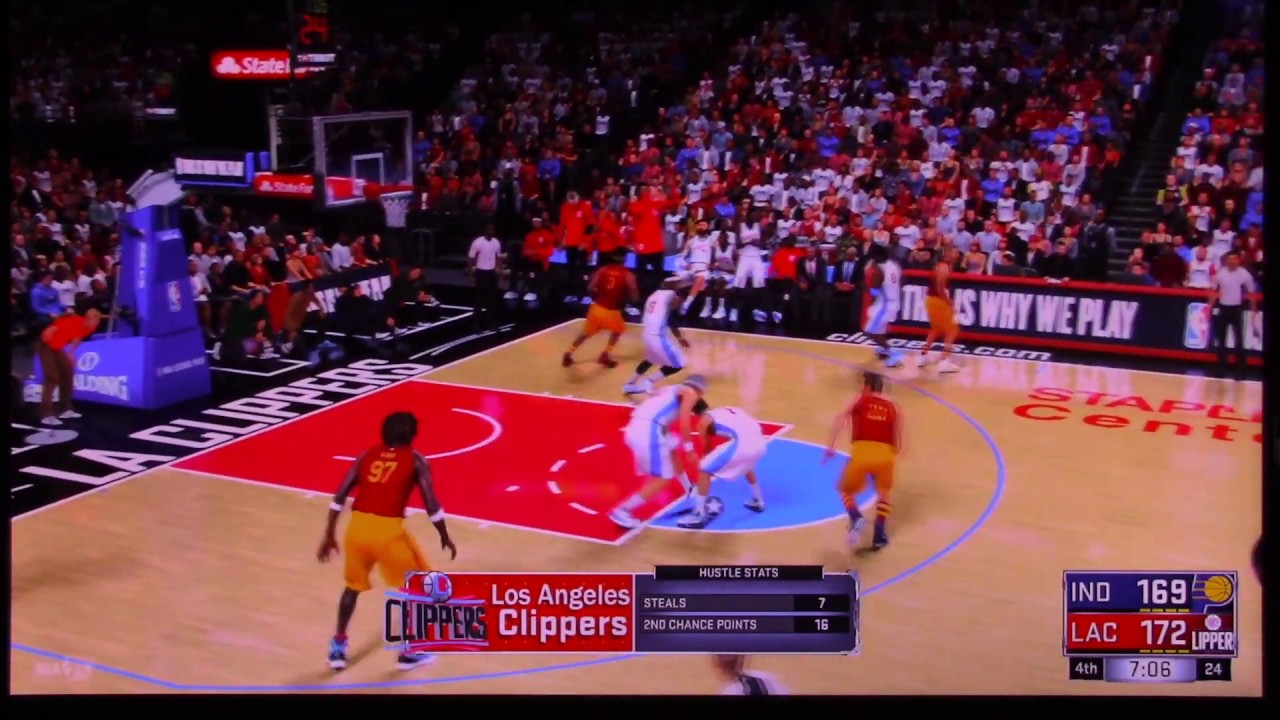 NBA 2K: Harry Potter 2 straight dunks Clippers vs Pacers - YouTube