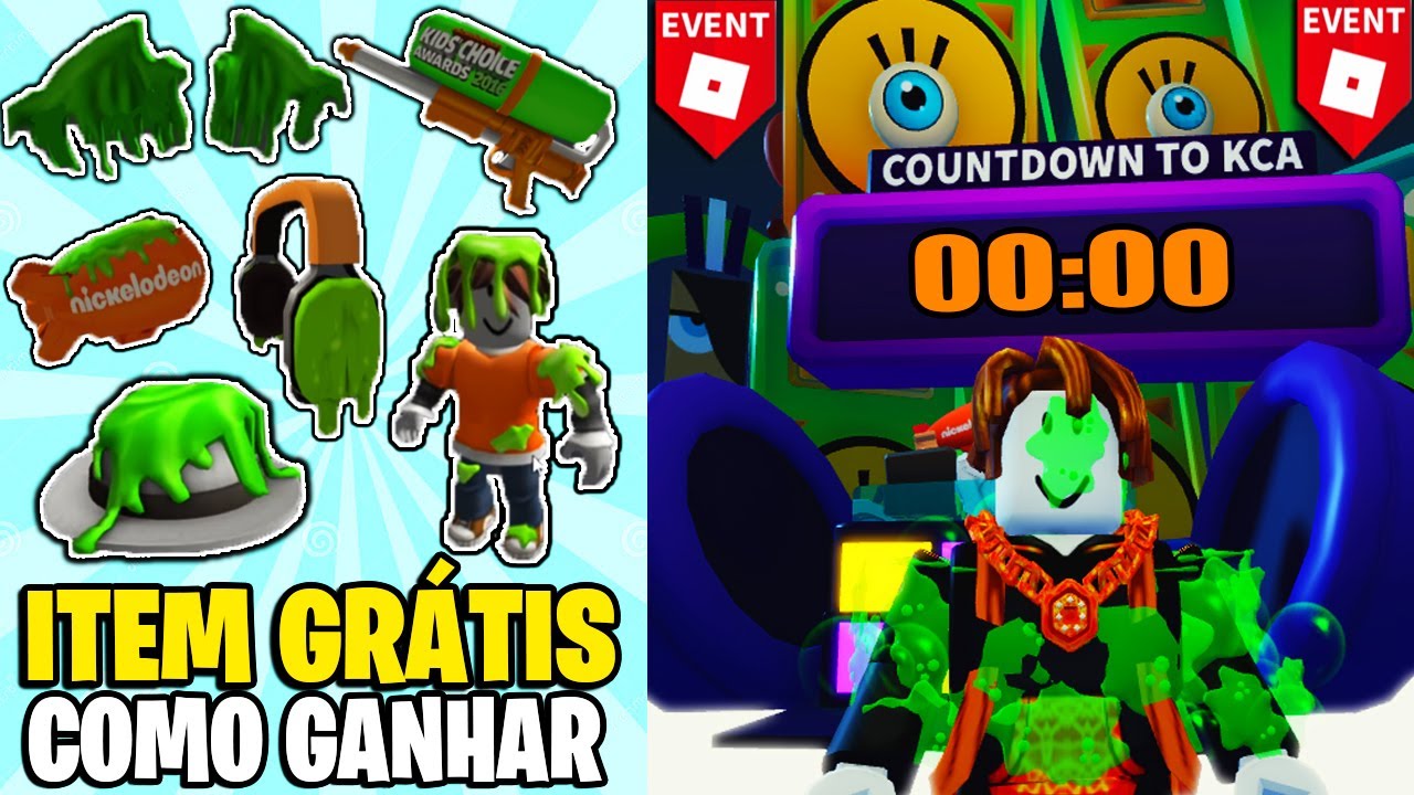 💥 CHEGOU!! EVENTO NICKELODEON NO ROBLOX! COM ITEM GRÁTIS!! Roblox ...