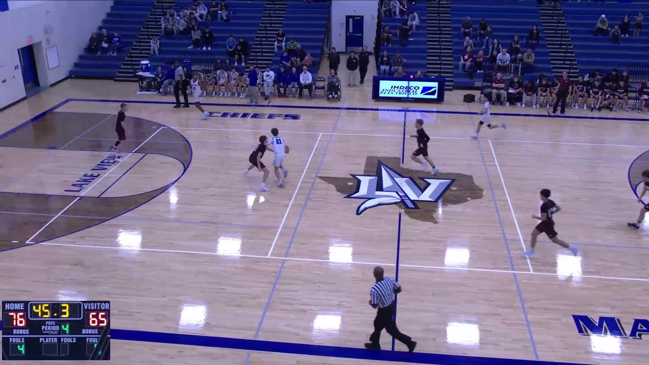 Lake View High School vs Brownwood High School Mens Varsity Basketball ...