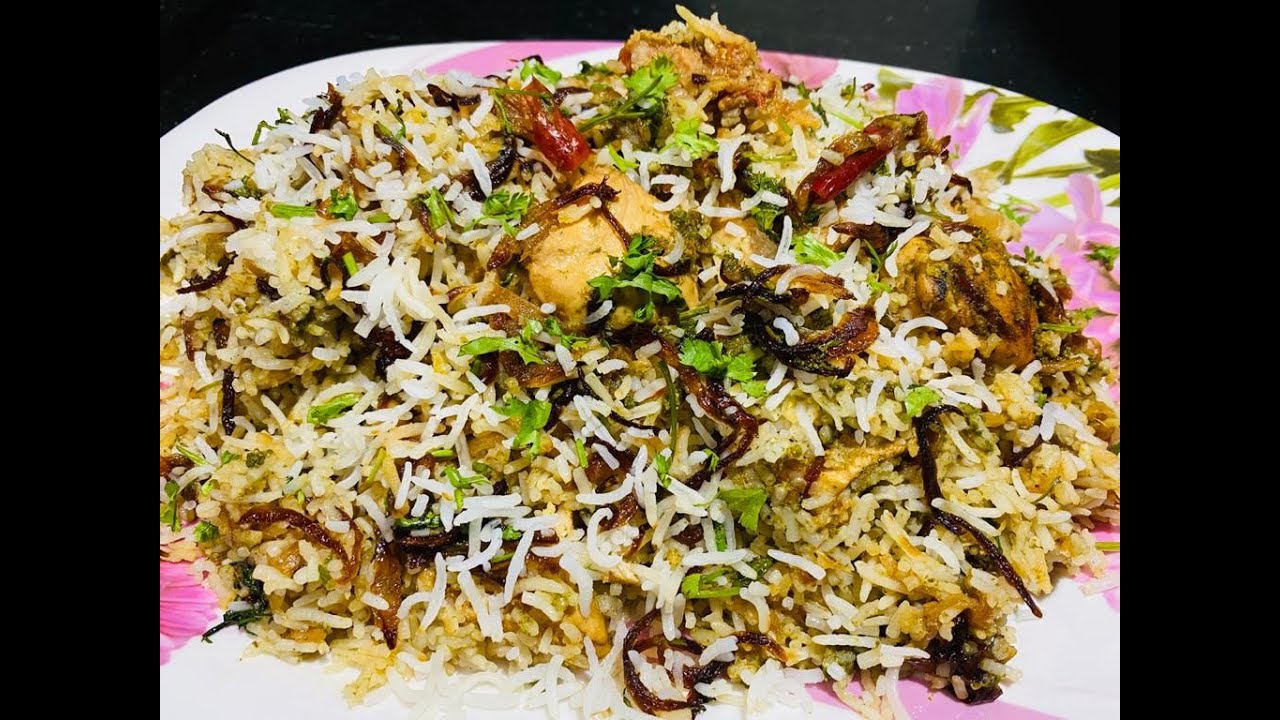BONELESS CHICKEN PUDINA PULAO | CHICKEN PULAO | SIMPLE CHICKEN RICE ...