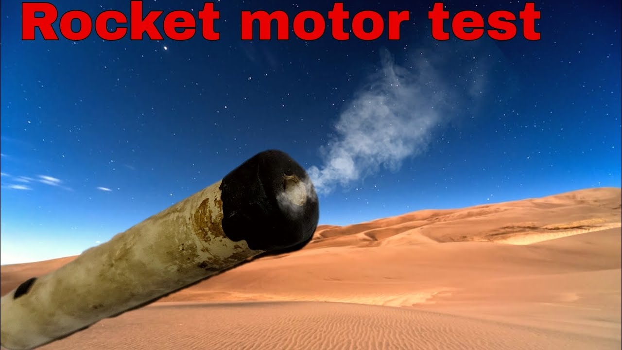 Mid power Rocket motor test. - YouTube