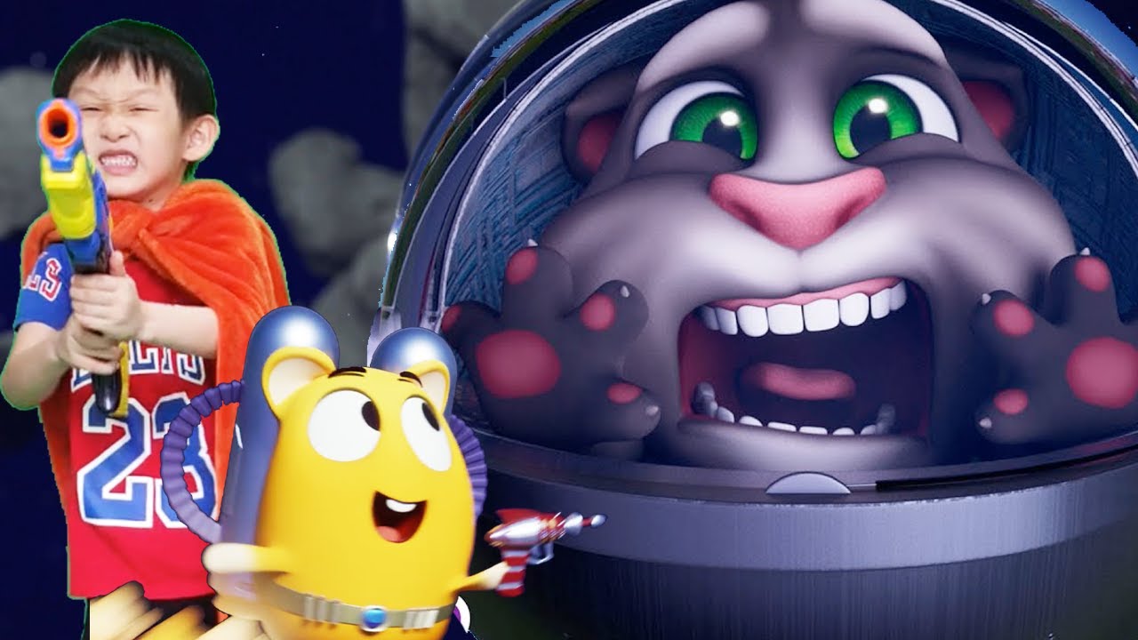 🚀🛸 Race with Pets in Space 🏆 | My Talking Tom 2 in Real Life - YouTube