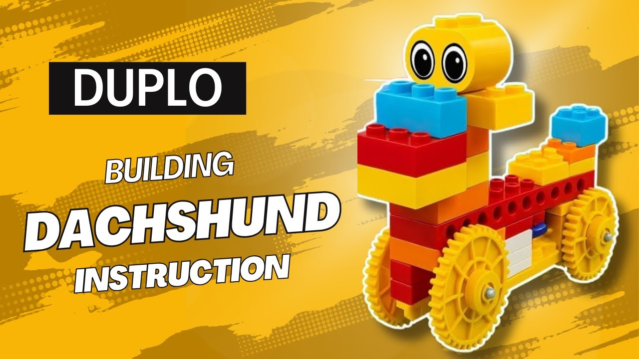 BUILDING INSTRUCTION DUPLO - I Built a LEGO Duplo Dog (Dachshund) - YouTube