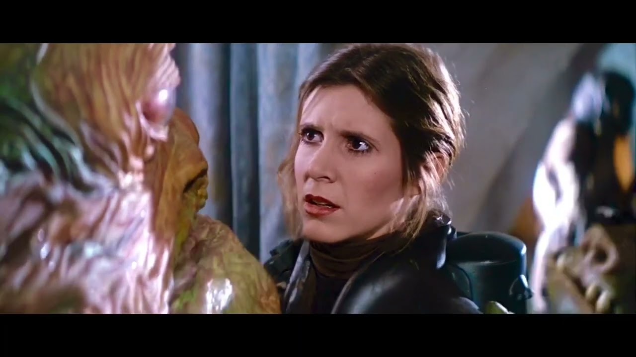 Jabba The Hutt Licks Leia