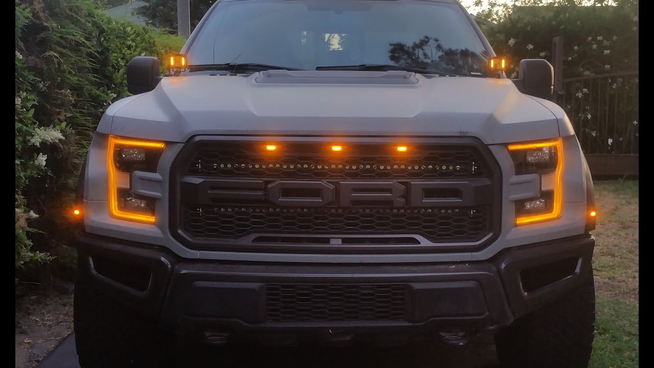 2017 Ford Raptor M&R Hood Mount Kit - YouTube