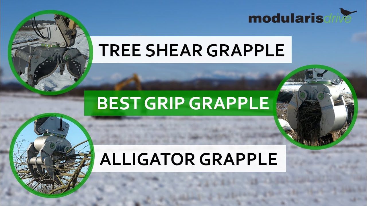 Tree Shear Grapple | Universal Best Grip Grapple | Multipurpose Alligator Grapple - YouTube