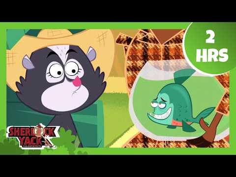 🐟 Who Tried to Fry the Piranha? | Sherlock Yack | Cartoons for Kids