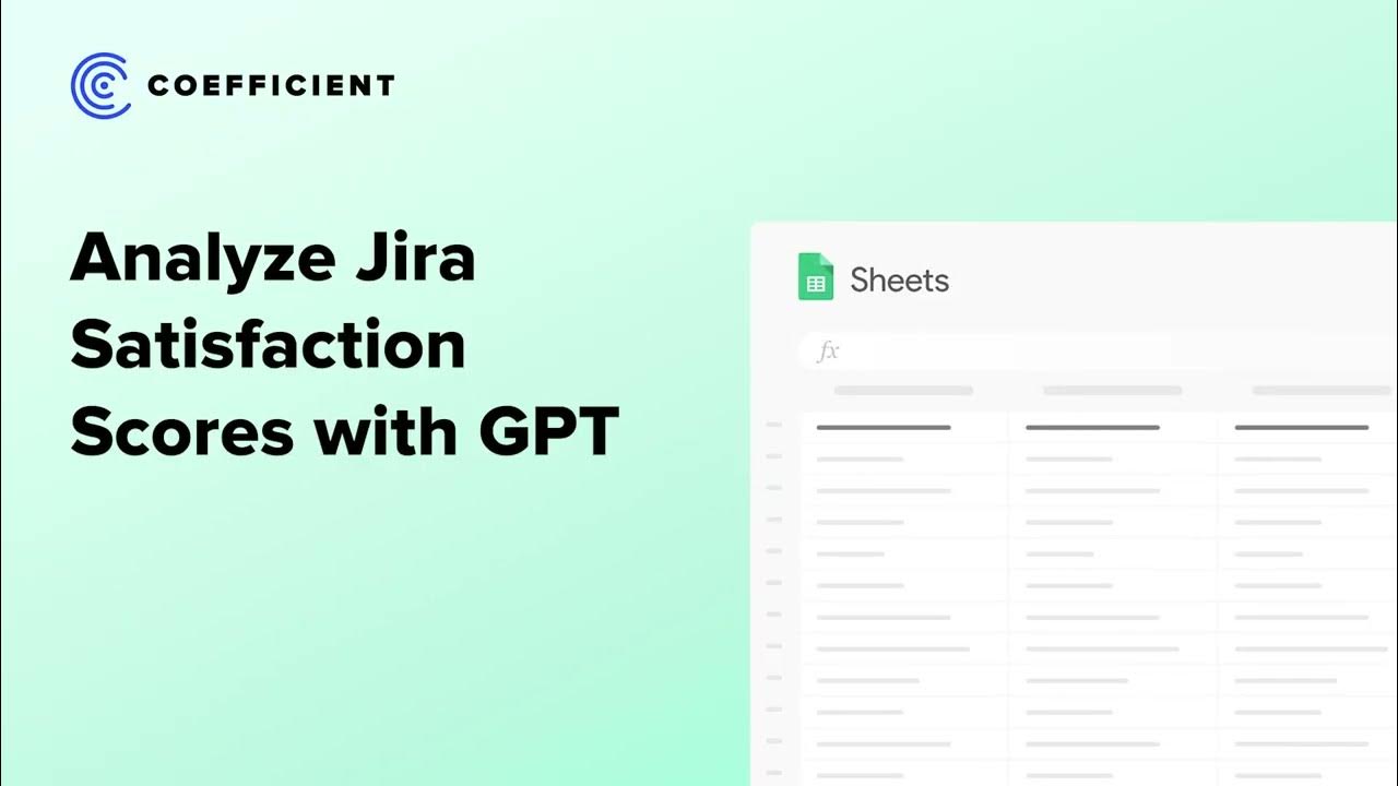 How to Analyze Live Jira CSAT Scores with GPT - YouTube