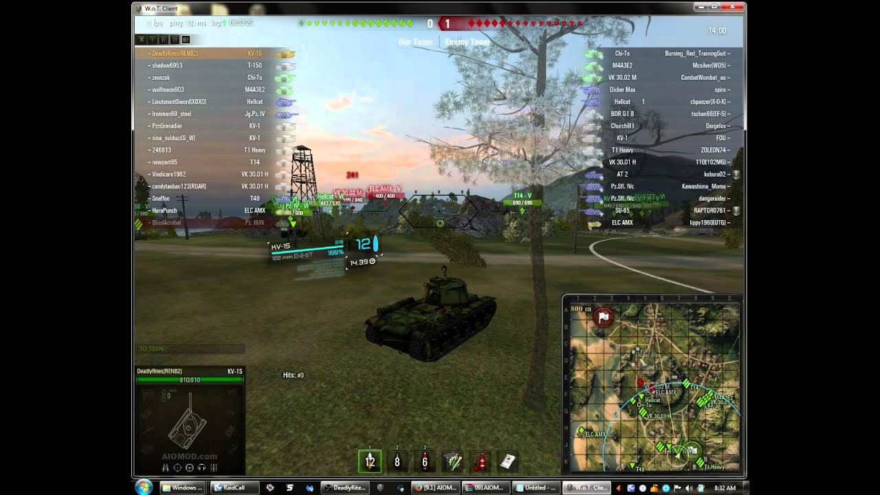 AIOMOD for World of Tanks 9.1 - YouTube