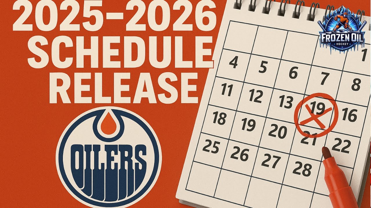 2025-2026 Edmonton Oilers Schedule Release Review! - YouTube