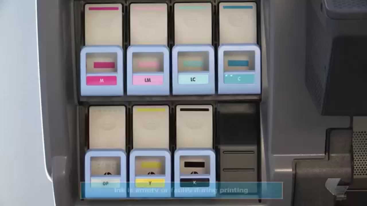 HP Latex 310, 330 & 360 - Installing Ink - YouTube