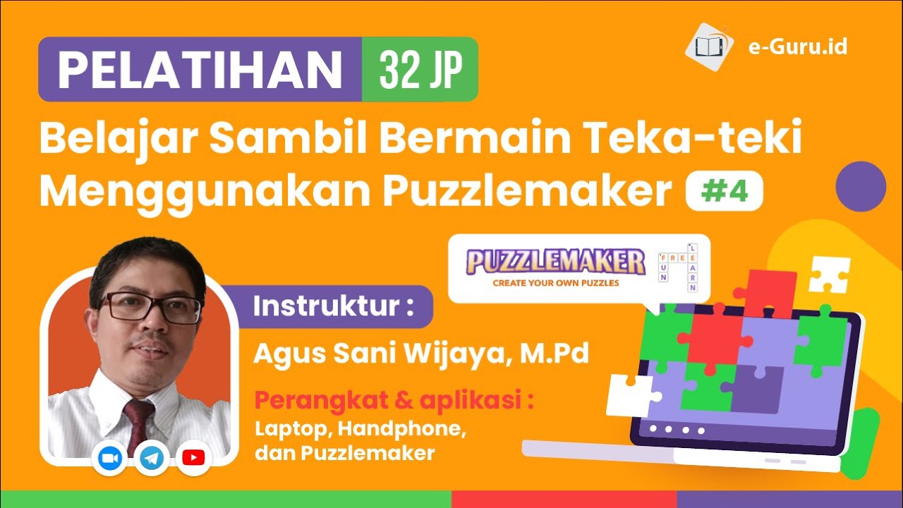 Pelatihan Belajar Sambil Bermain Teka-teki Menggunakan Puzzlemaker #Jan2023 - YouTube