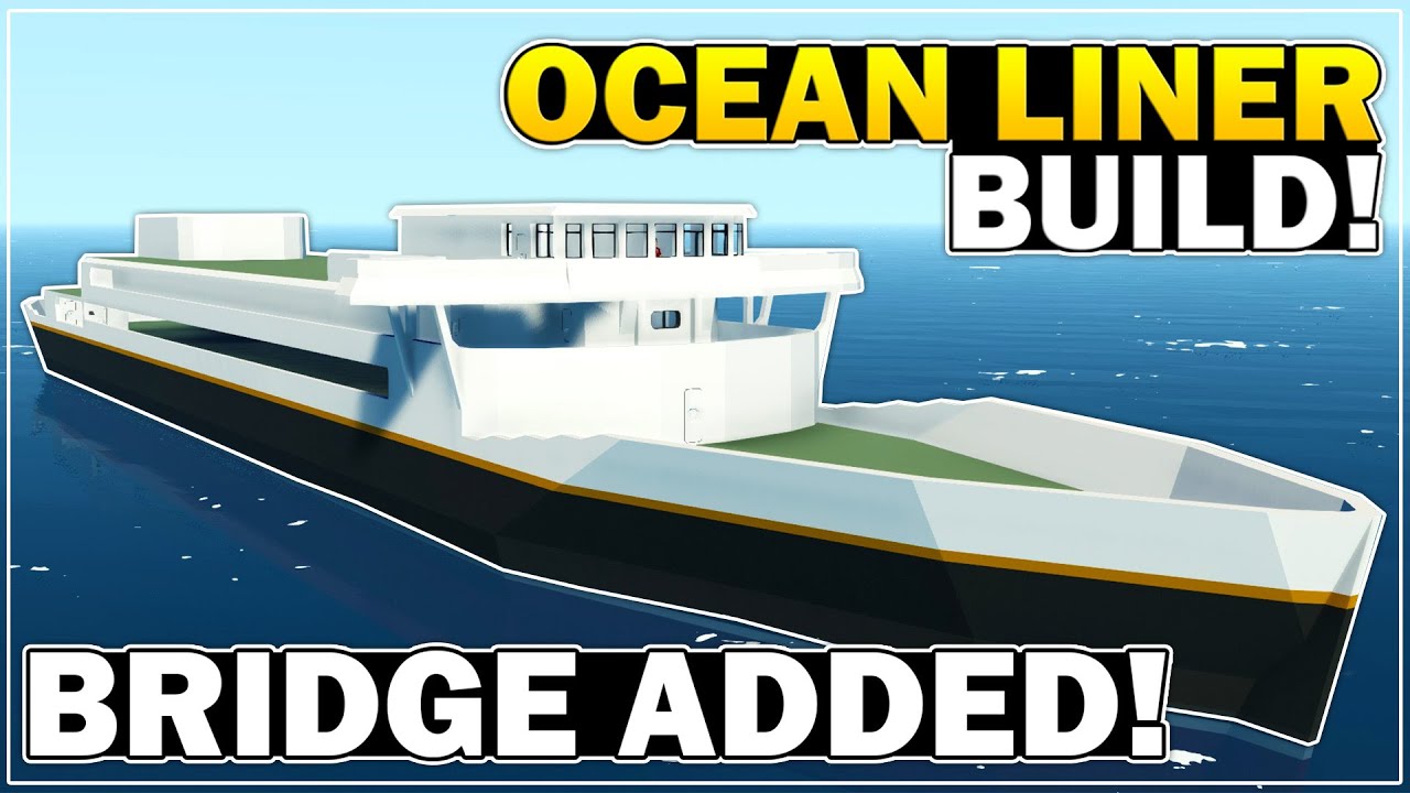 Bridge And Wings Built! - Ocean Liner Build - Part 4 - YouTube