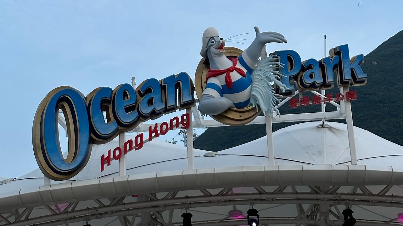 Ocean Park Hongkong: Ocean Park Tower 360 View - YouTube